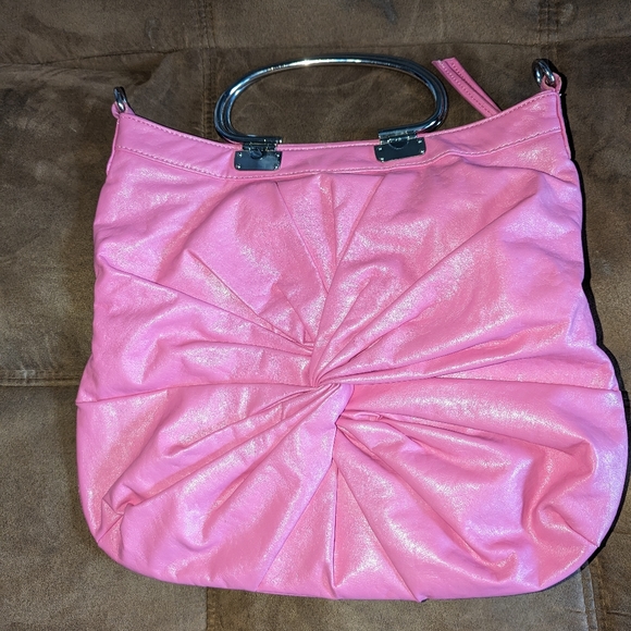 unbranded | Bags | Vintage Pink Fashion Pocketbook Metal Handles | Poshmark